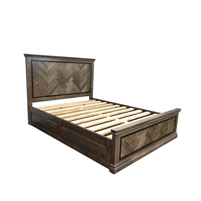 Mosaic Oak Queen Bed - Moorabbin Home Furnishers